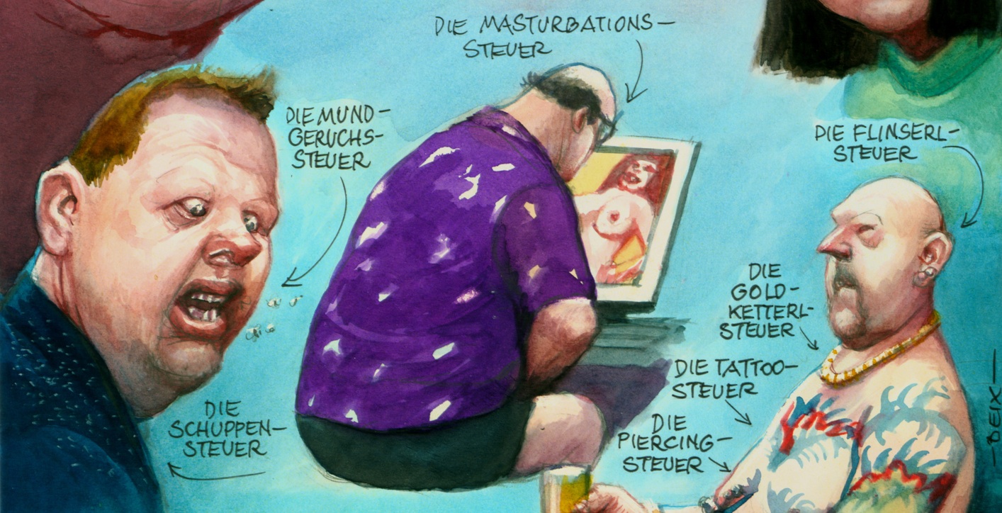 Karikaturmuseum Krems: Zeichnungen Cartoons